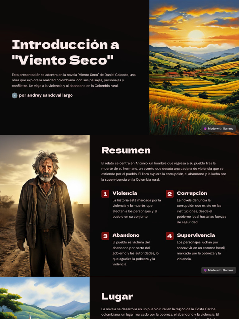 Introduccion-a-Viento-Seco | PDF | Colombia | Violencia