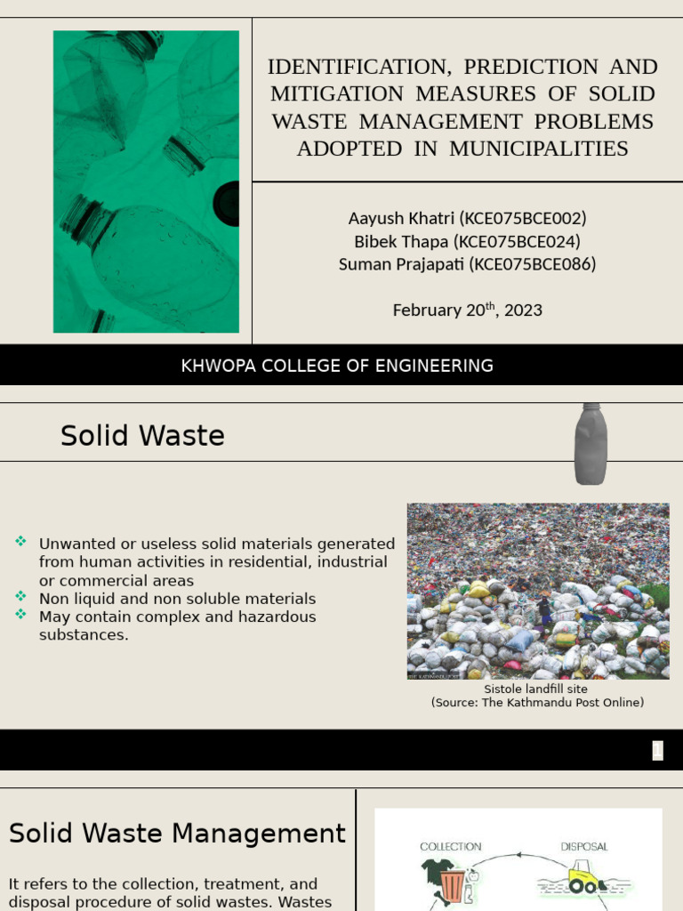 Solid-Waste-Management-Group-A | PDF | Waste Management | Waste