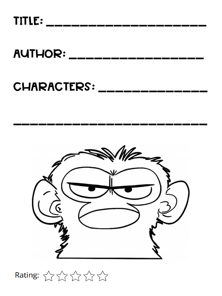 Book Review - Grumpy Monkey | PDF