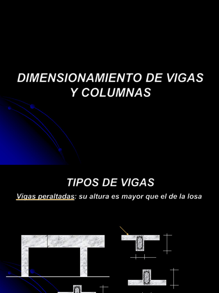 Dimensionamiento de Vigas y Columnas | PDF