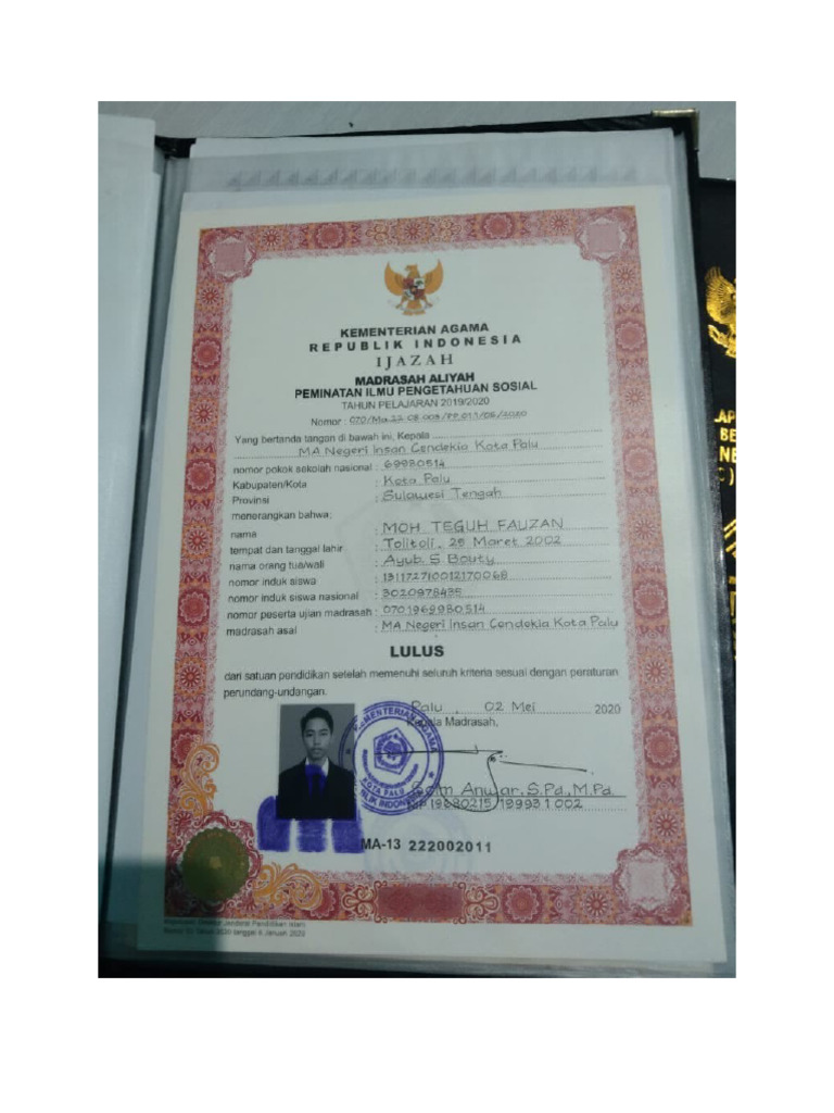 IJAZAH TEGUH | PDF