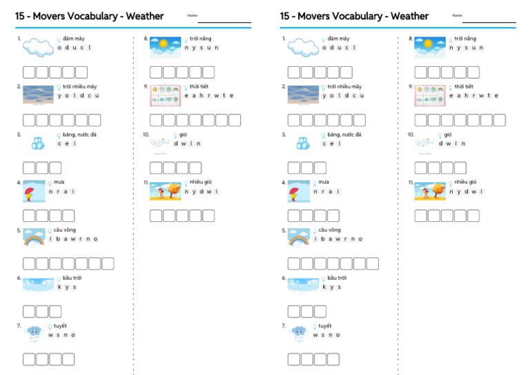 15-movers-vocabulary-weather-anagram (1) | PDF