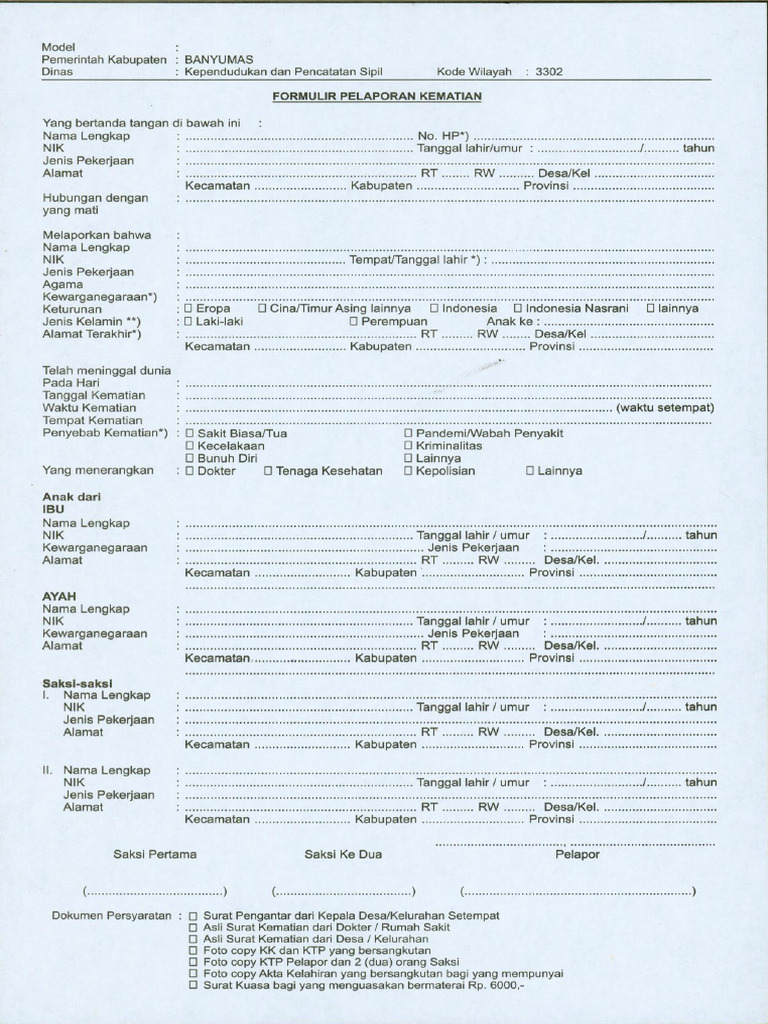 formulir F2.29 kematian (6) | PDF