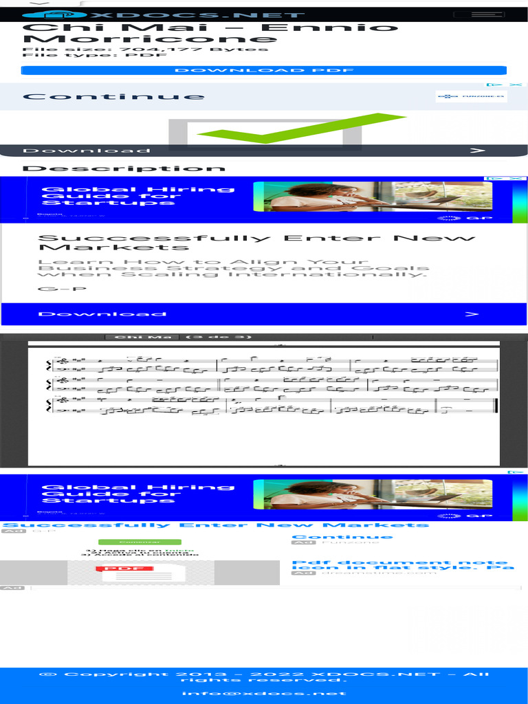 Chi Mai - Ennio Morricone - VIEWER XDOCS 3 | PDF