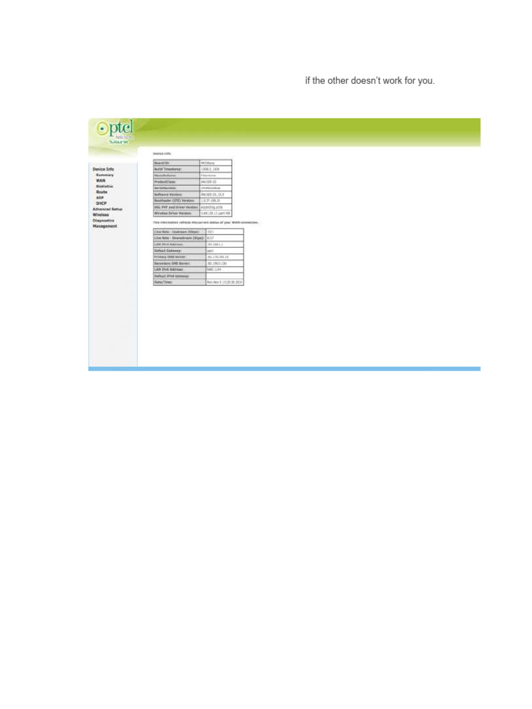 How To Forward Port With PTCL Modem | PDF