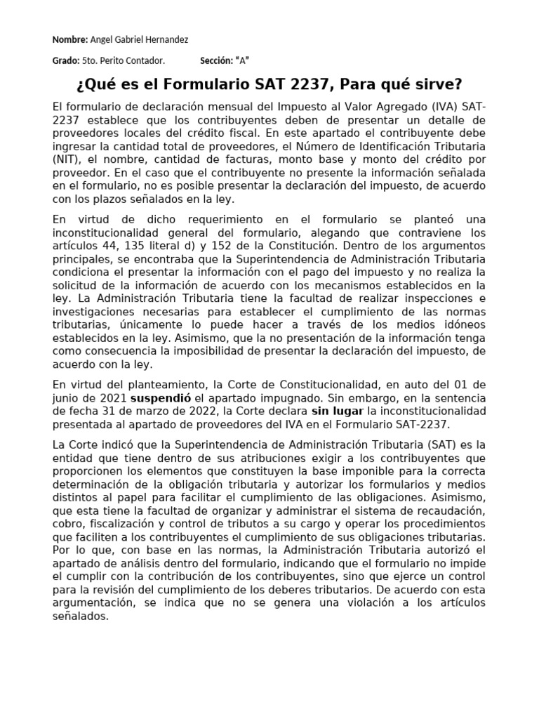 Qué Es El SAT 2237 | PDF | Justicia | Crimen y violencia