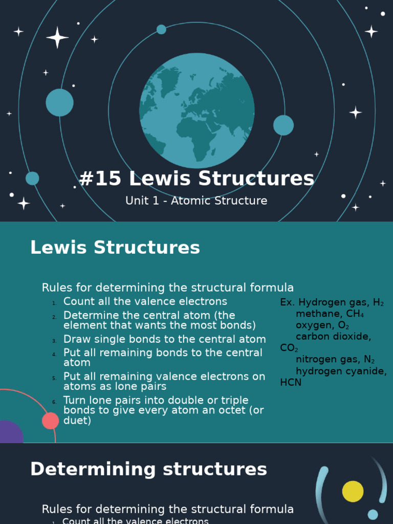 Lewis Structures and Formal Charge Guide | PDF