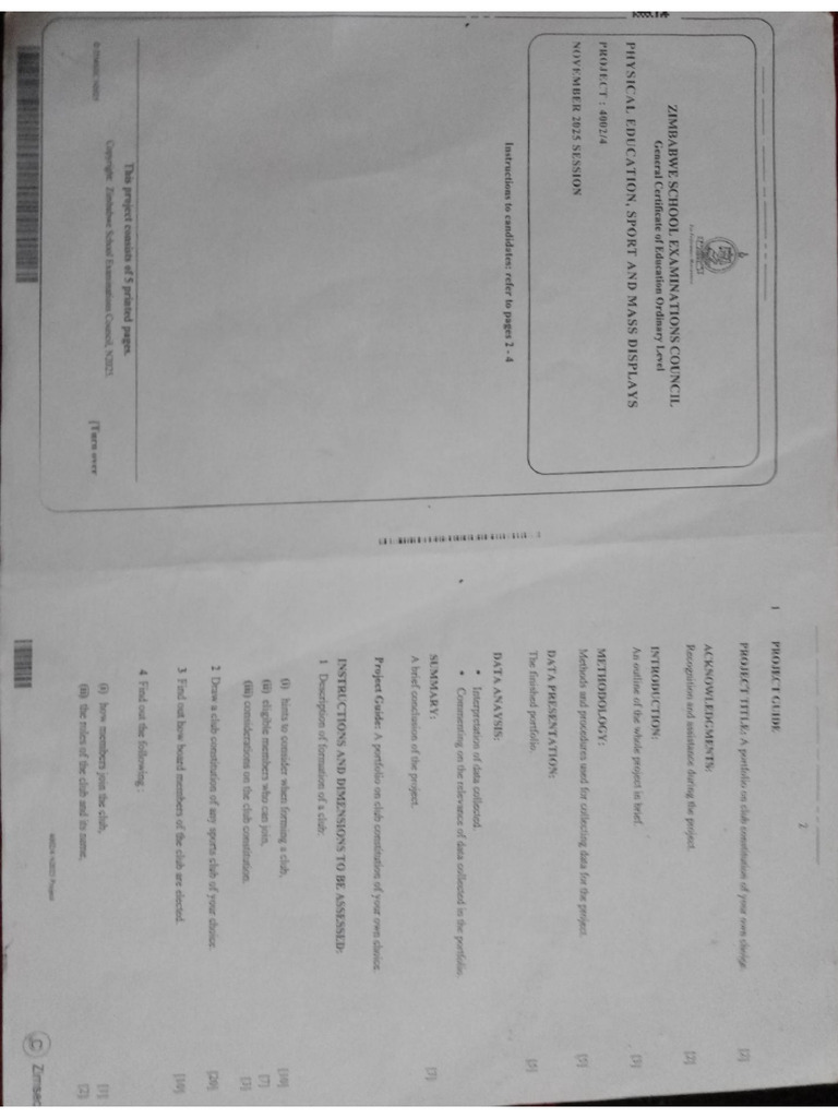 Physical Education Sports and Mass Displays | PDF