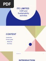 ITC CSR Complete Project | PDF | Corporate Social Responsibility ...