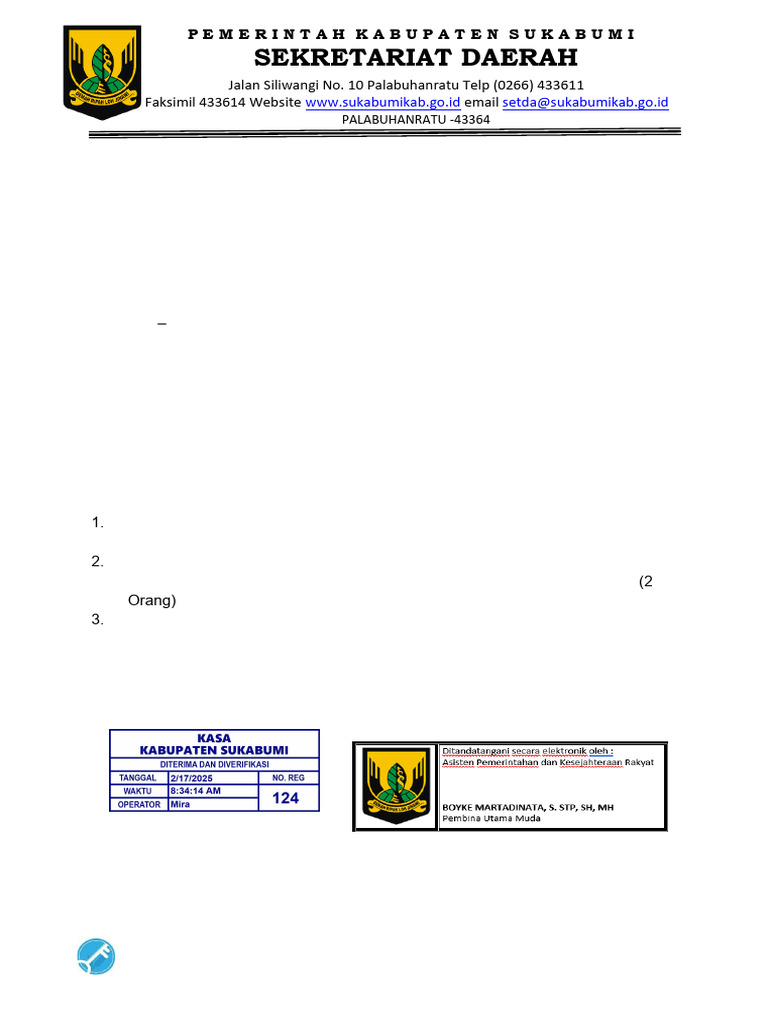 d. 124. Setda. Pemberitahuan Kegiatan Pembinaan Administrasi Desa-4_signed_signed_signed_sign ...