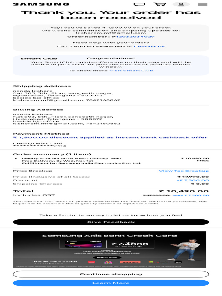 Samsung India | PDF
