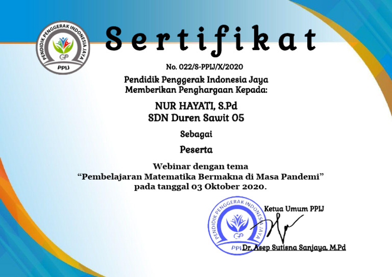 NUR HAYATI, S.PD | PDF