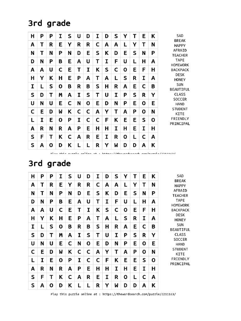 WORDSEARCH | PDF