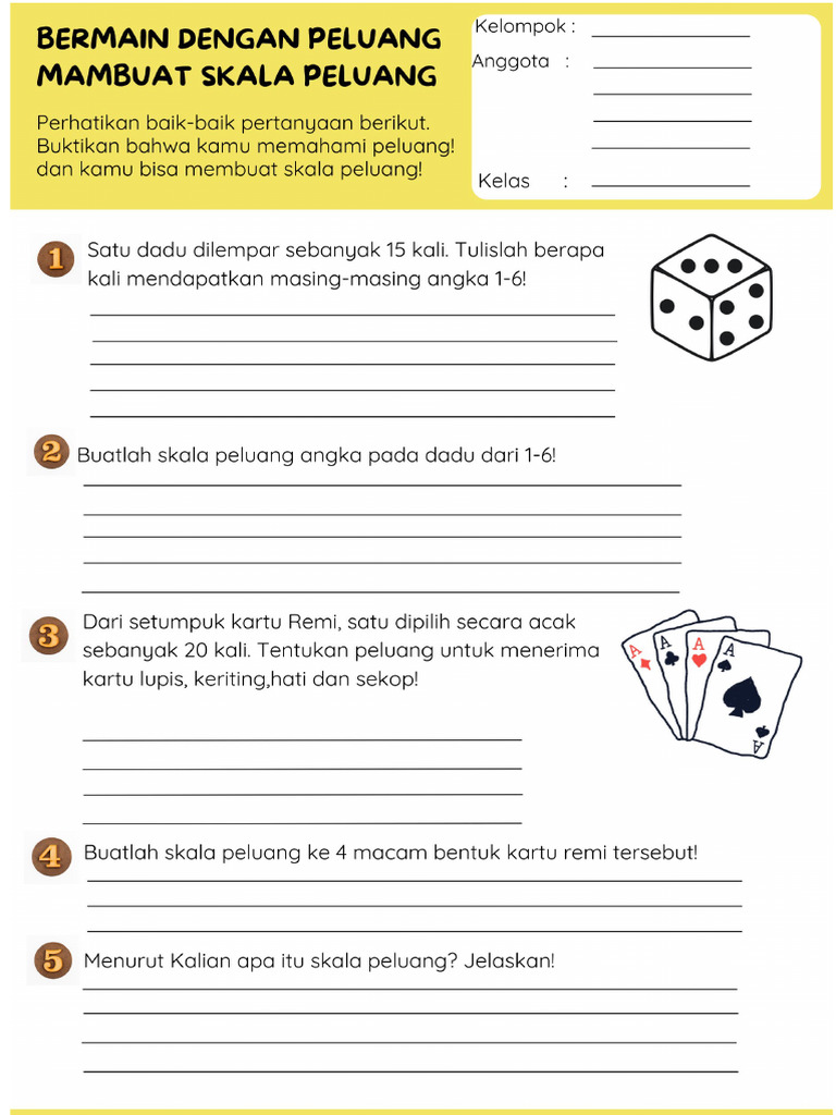 LKPD MTK Kelas 6 | PDF