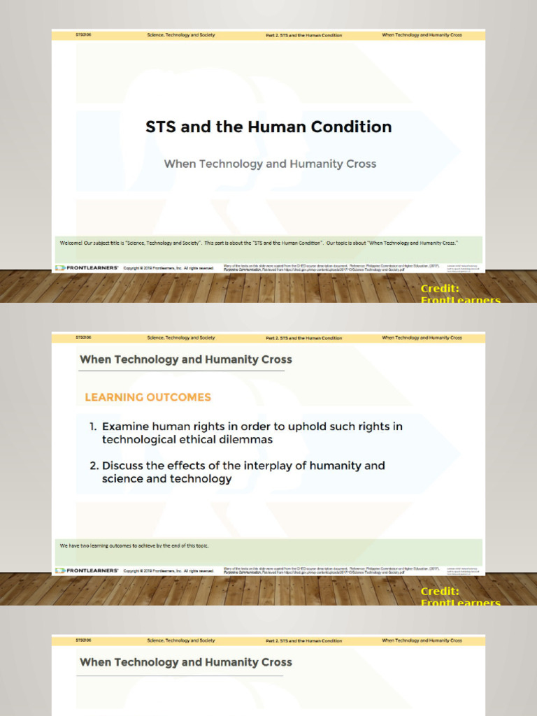 STS Module 6 When Technology and Humanity Cross | PDF