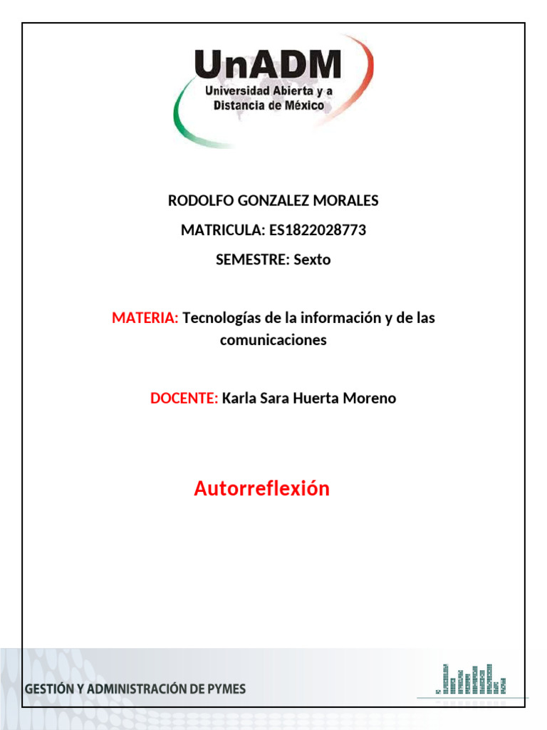 Gtic U1 Atr Rogm | PDF | Pequeñas y medianas empresas | Tecnología de ...