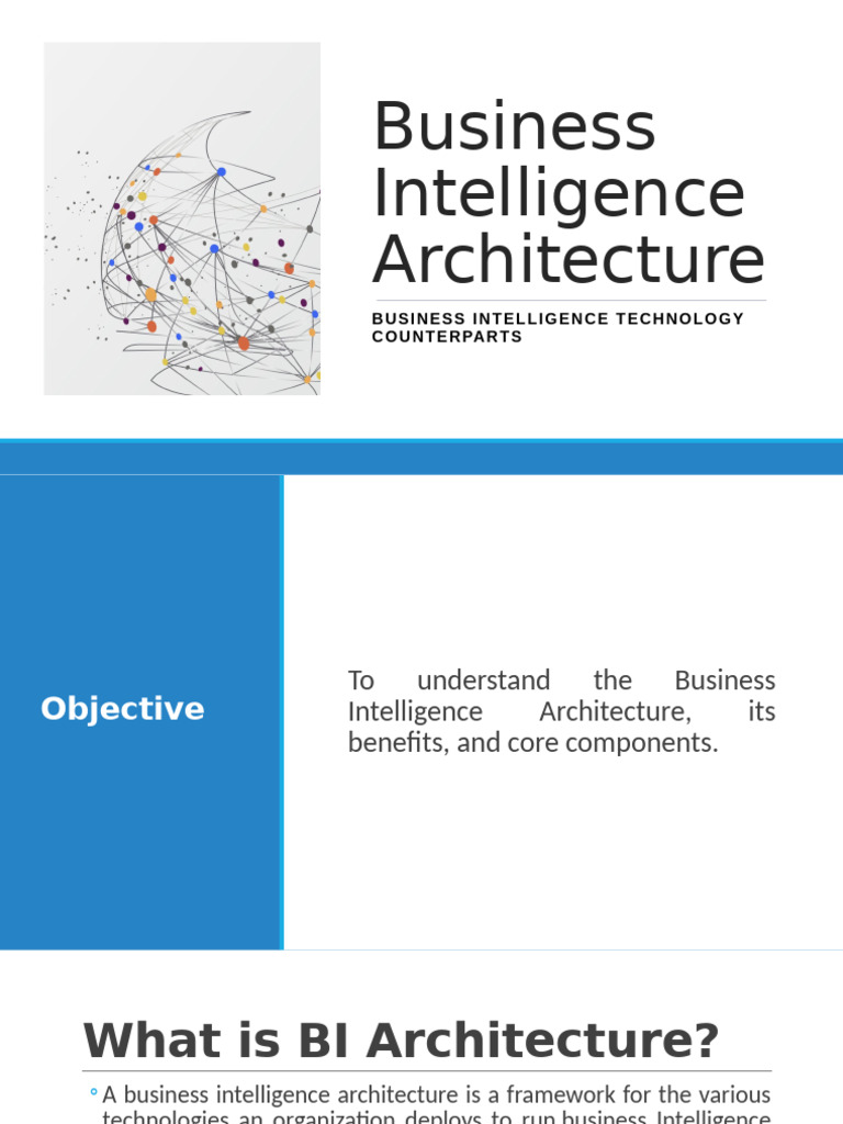 Components of Business Intelligence Architecture | PDF | Business ...