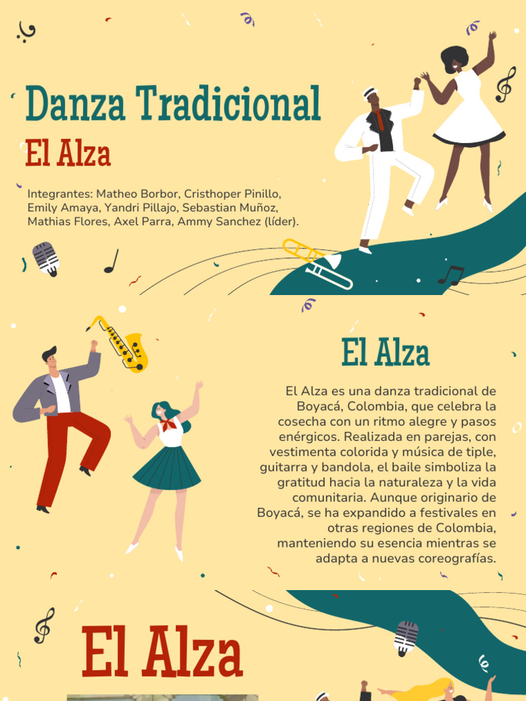 Danza El Alza: Tradición Boyacense | PDF