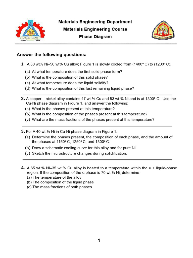 Sheet Phase Diagram | PDF | Phase (Matter) | Phase Diagram