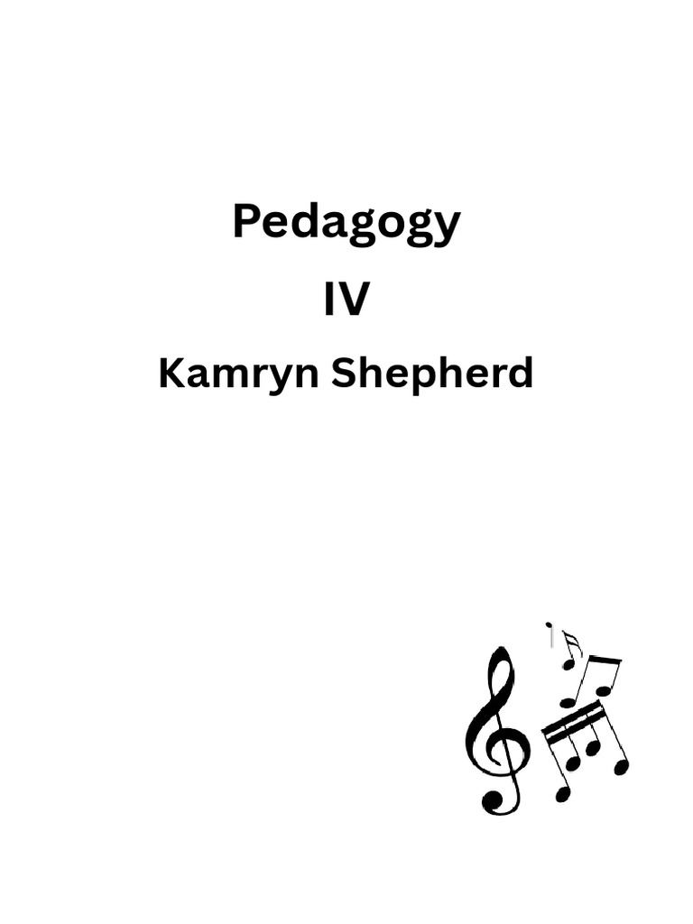 Pedagogy IV | PDF