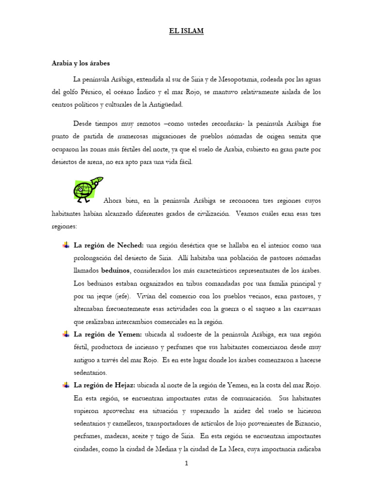 Historia del Islam y su origen en Arabia | PDF | Mahoma | Mezquita