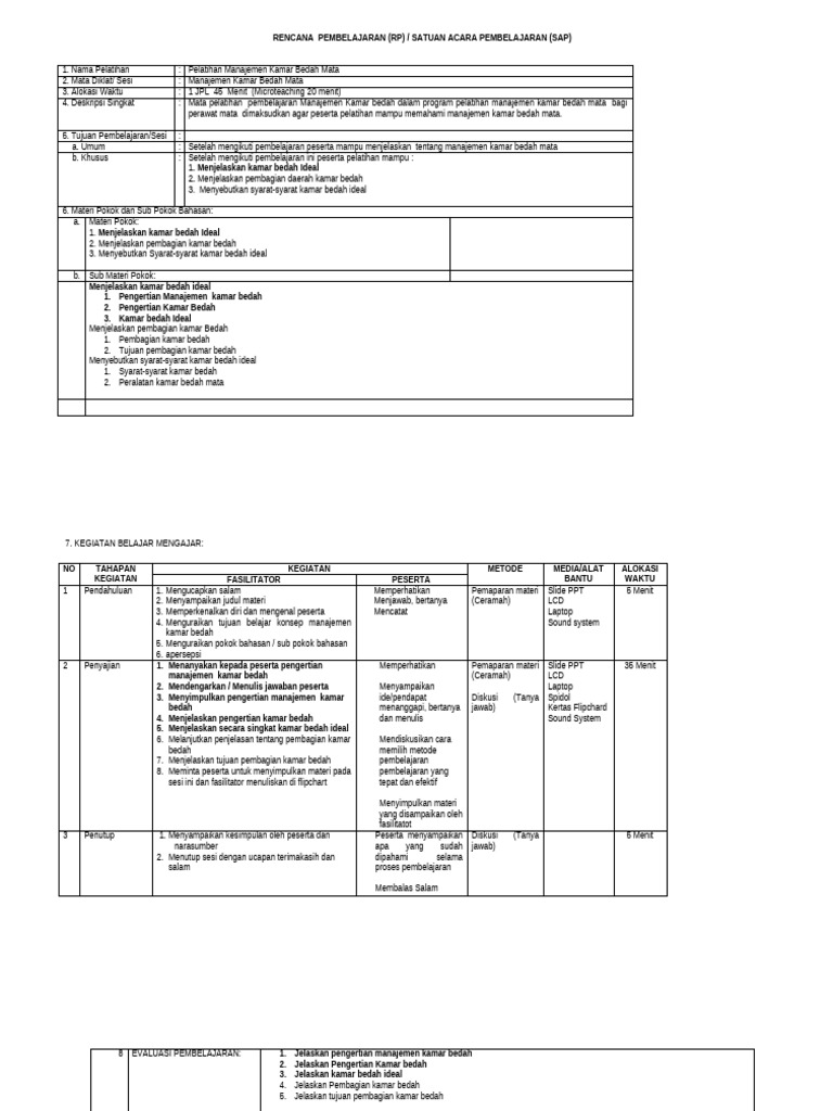 FORMAT RP (SAP) RIRIN Final | PDF