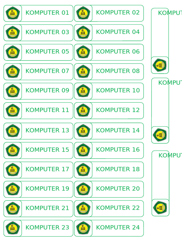 Stiker Monitor LAB COM | PDF