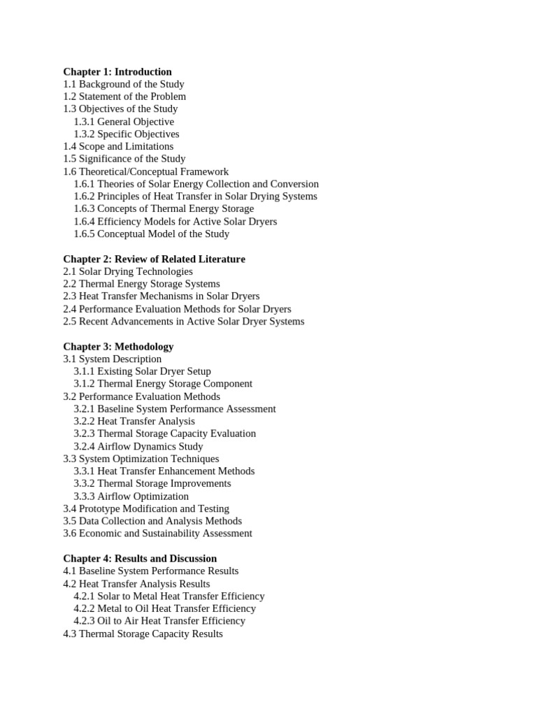 Table of Contents-Guidlines | PDF