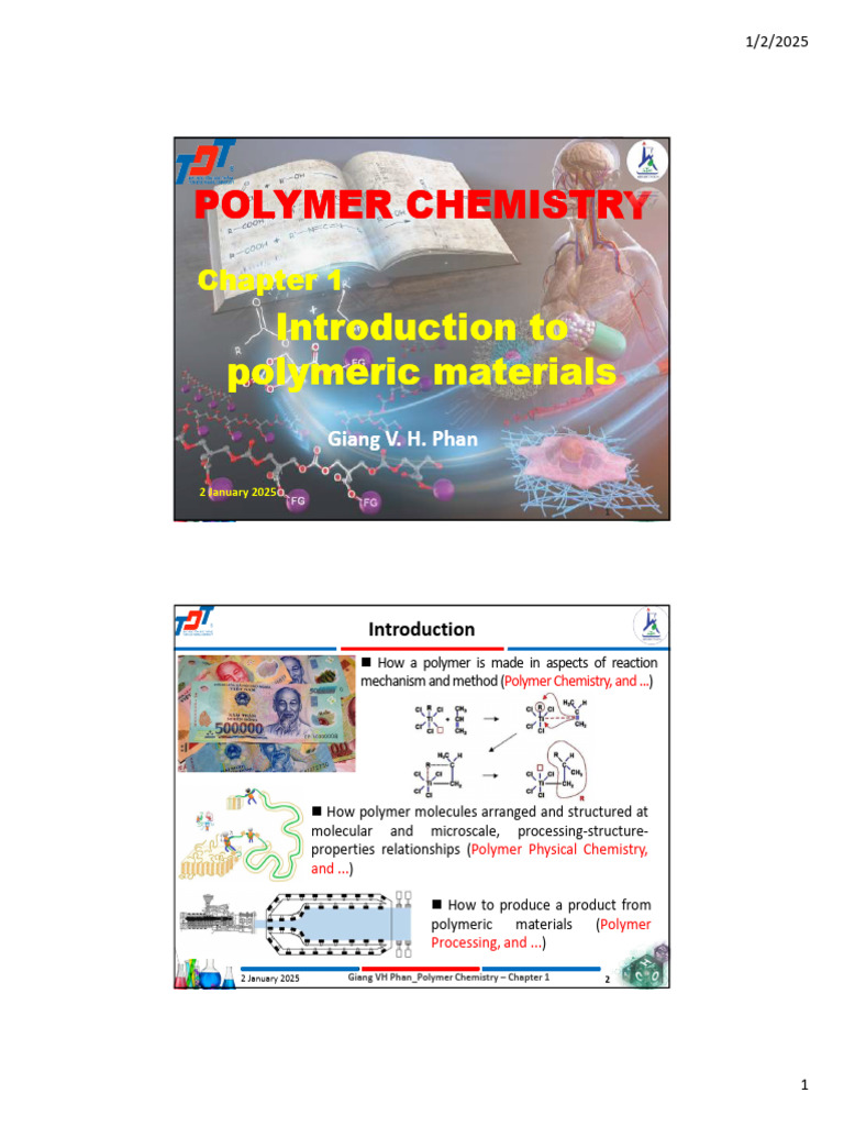 Chapter 1 - Polymer Chemistry - Introduction To Polymer Materialssada ...