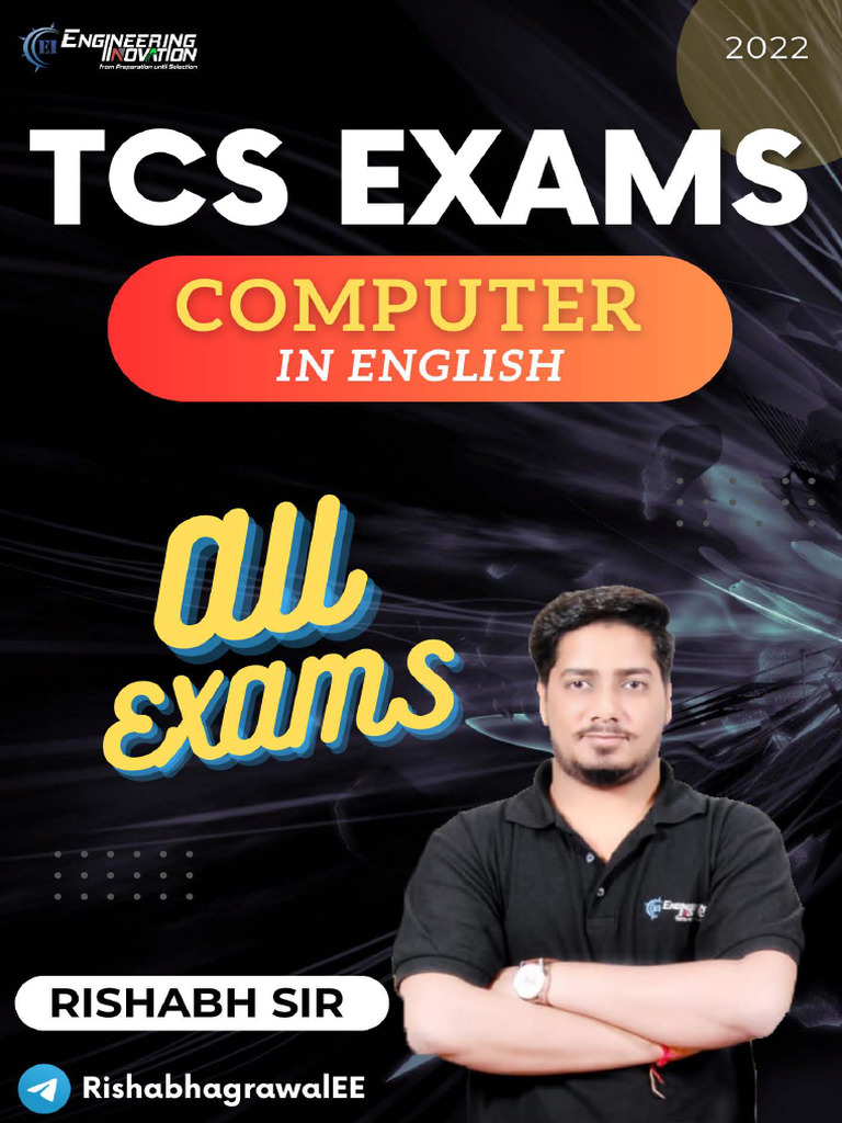 TCS Computer Questions in English - Engineering Innovation | PDF | Microsoft Excel | Microsoft Word