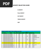 MOSFET Equivalent Transistor Guide | PDF | Solid State Engineering ...