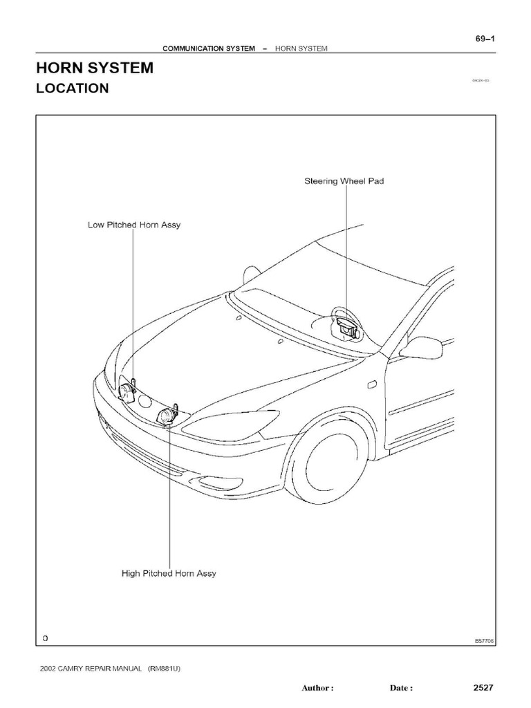 Toyota Camry 2002 COMMUNICATION SYSTEM | PDF