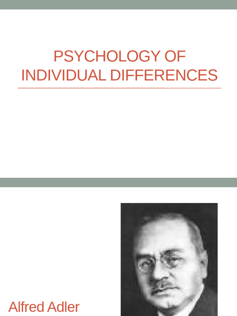Psychology of Individual Differences | PDF | Extraversion And Introversion | Personality Psychology