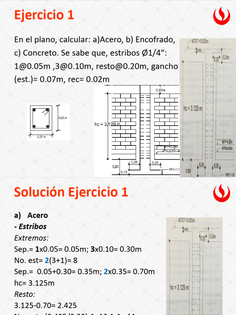 Unidad 3 - Semana 10 - Columnas - Ejercicios - 3 | PDF