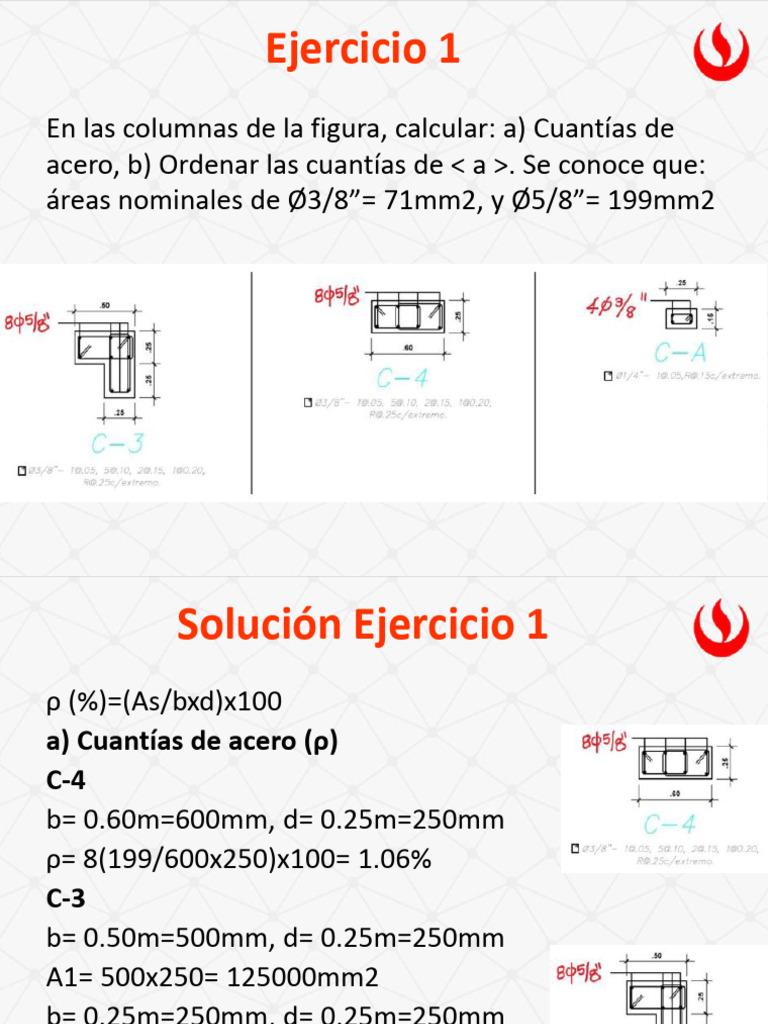 Unidad 3 - Semana 10 - Columnas - Ejercicios - 2 | PDF