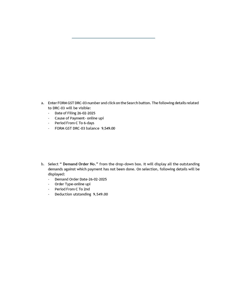 Process of Filing DRC Ritika 2 | PDF