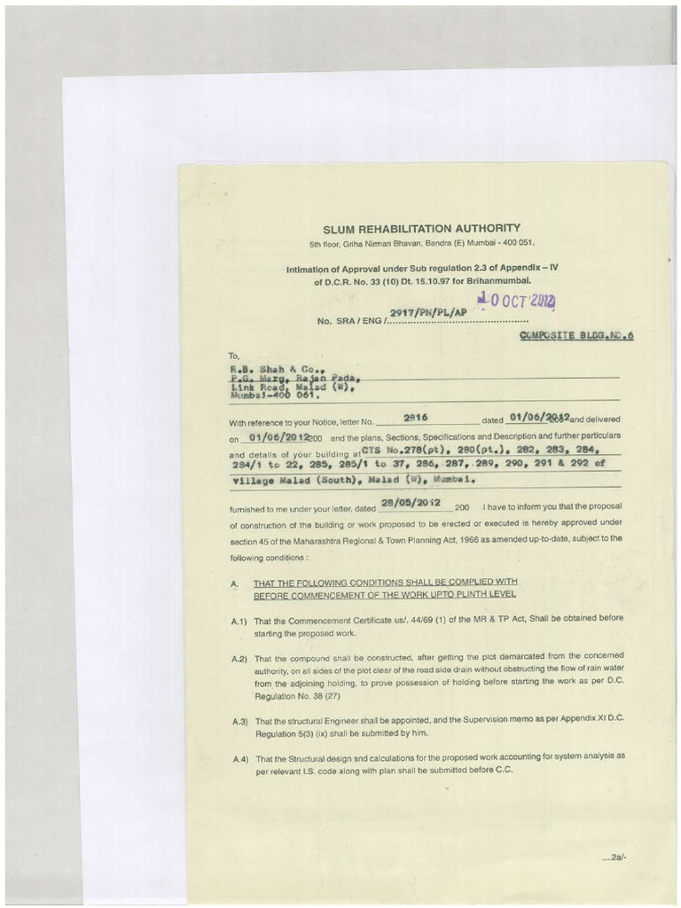 1 Building Plan Approval (IOD) | PDF