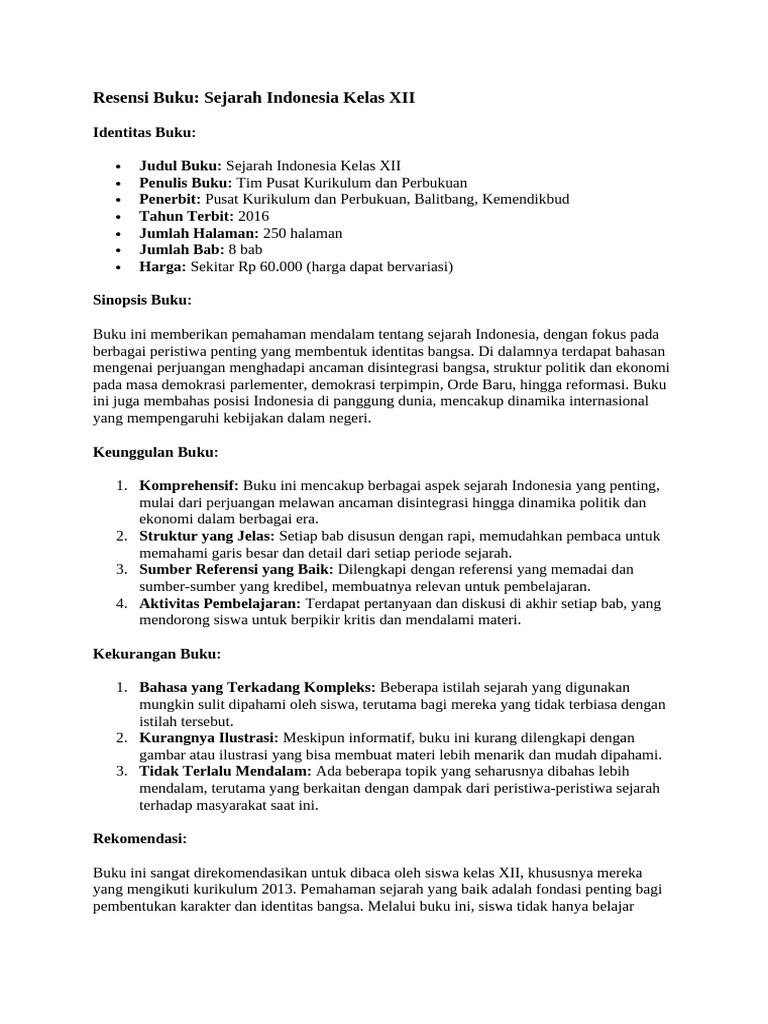 Resensi Buku KAITRI | PDF