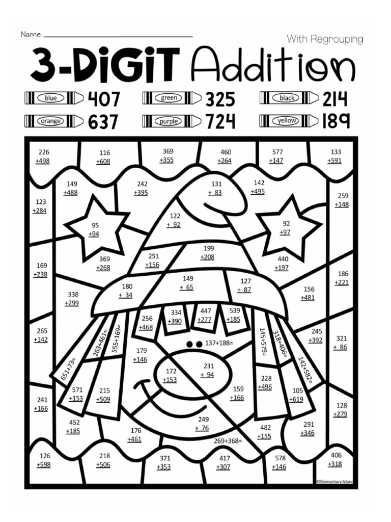 Math Coloring Silas | PDF