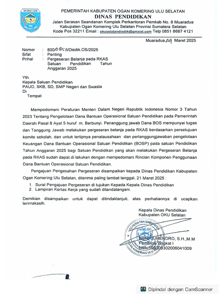 Pergeseran Arkas 2025 | PDF