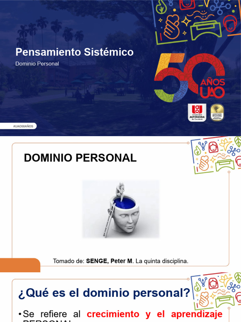 Sem 7 - Dominio Personal | PDF | Aprendizaje | Ciencias del comportamiento