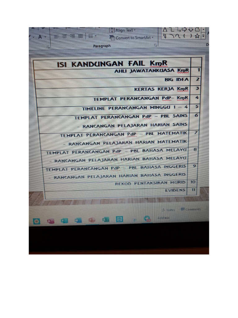 Kandungan Fail KMR | PDF