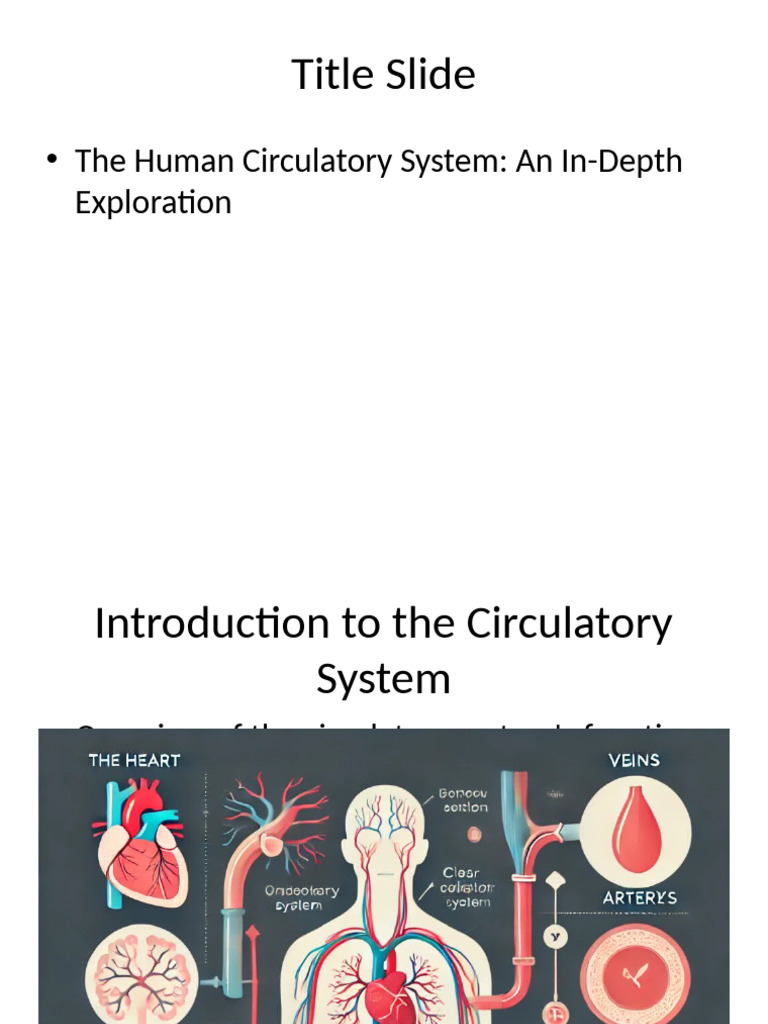 Complete Circulatory System Presentation | PDF