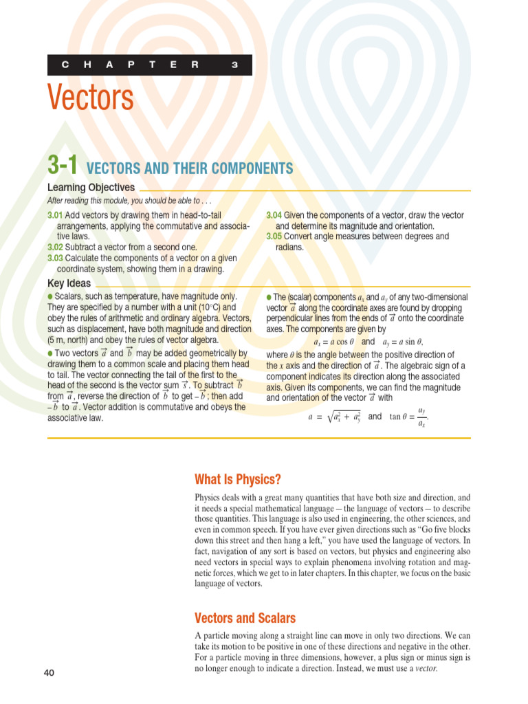 Chap3 | PDF | Trigonometric Functions | Euclidean Vector