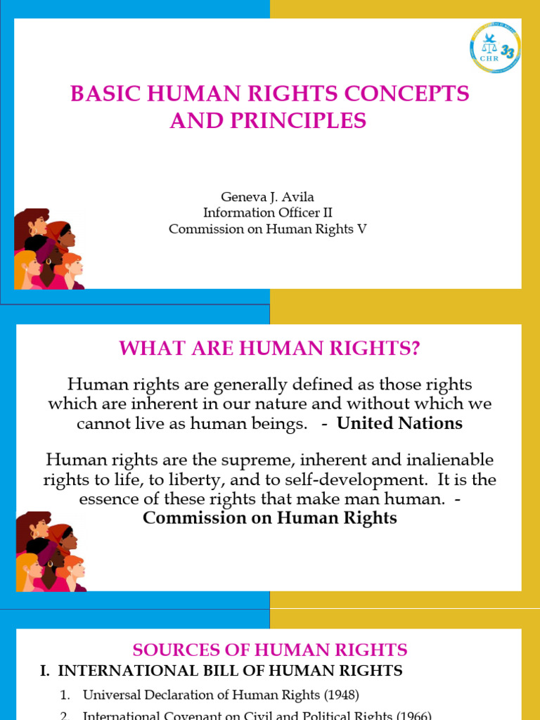 Basic Human Rights Concepts and Principles | PDF | Human Rights ...