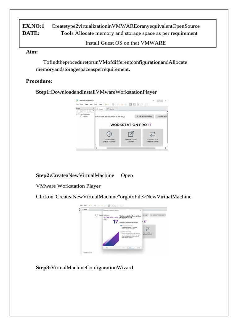 lab manuel xerox | PDF | Virtual Machine | Virtualization