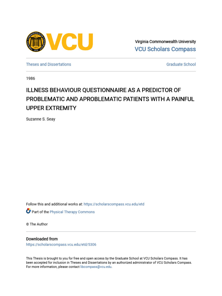 Illness Behavior Model Article | PDF | Probability And Statistics ...
