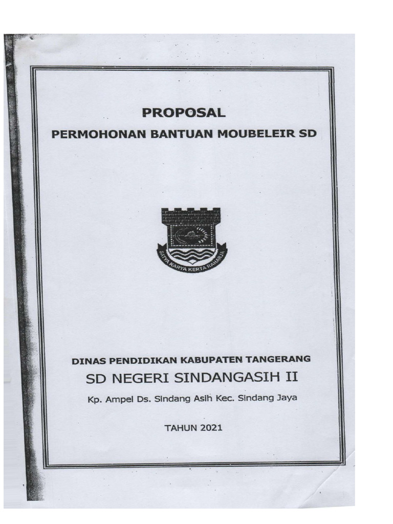 Proposal Moubiler SDN Jambe I | PDF