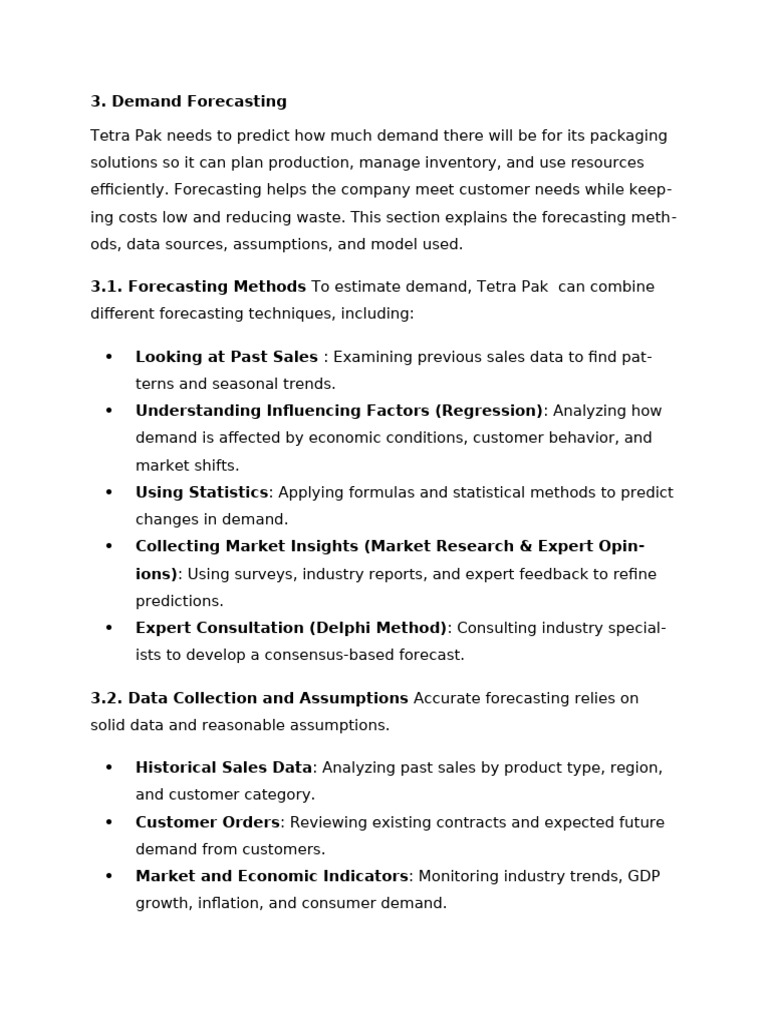 SDM Demand Forecasting - Navin | PDF