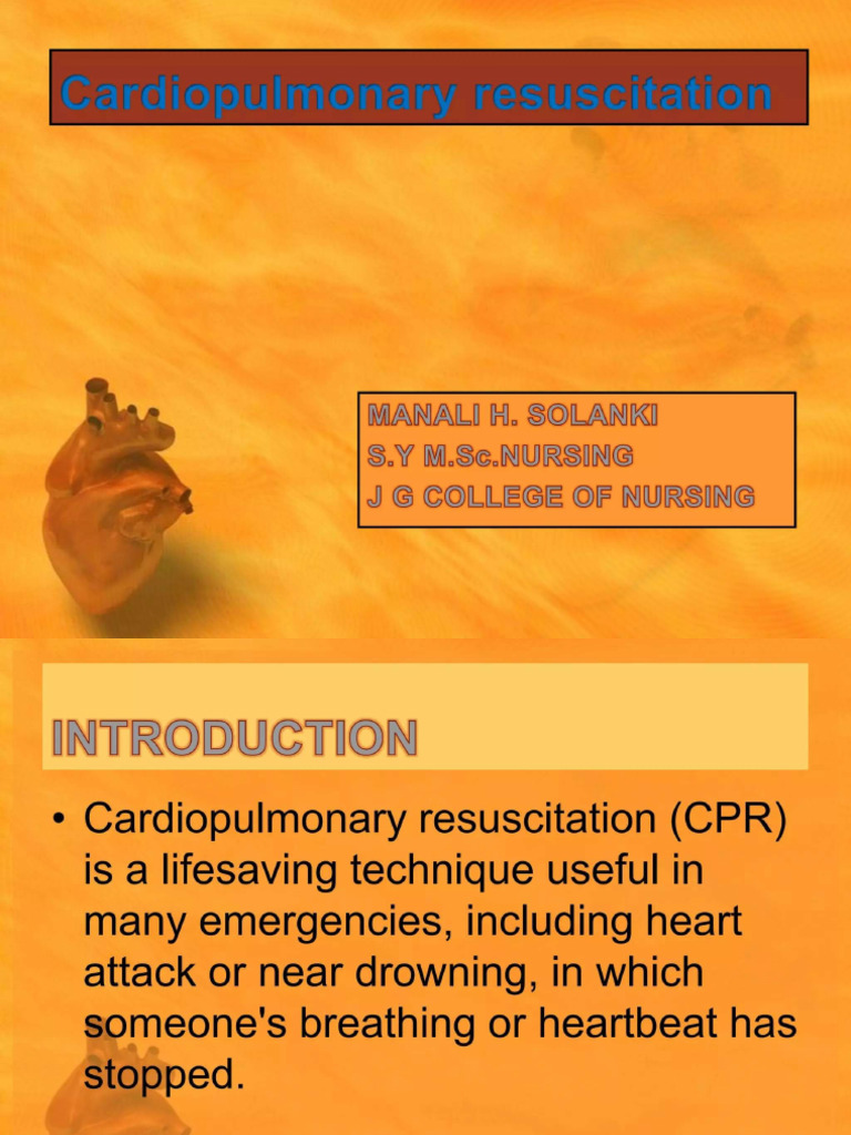 CPR ppt | PDF